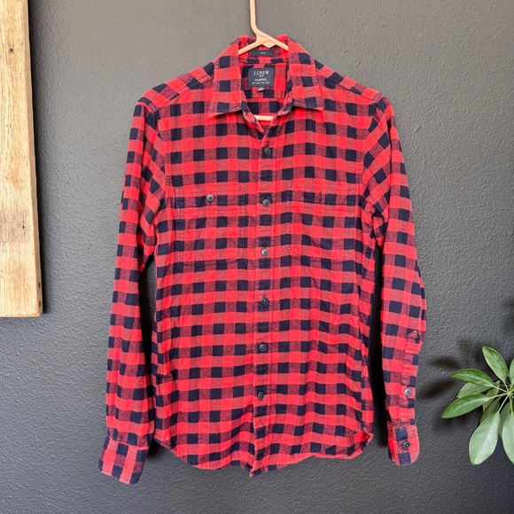 J. Crew | Shirts | J Crew Buffalo Plaid Mens Flannel | Poshmark